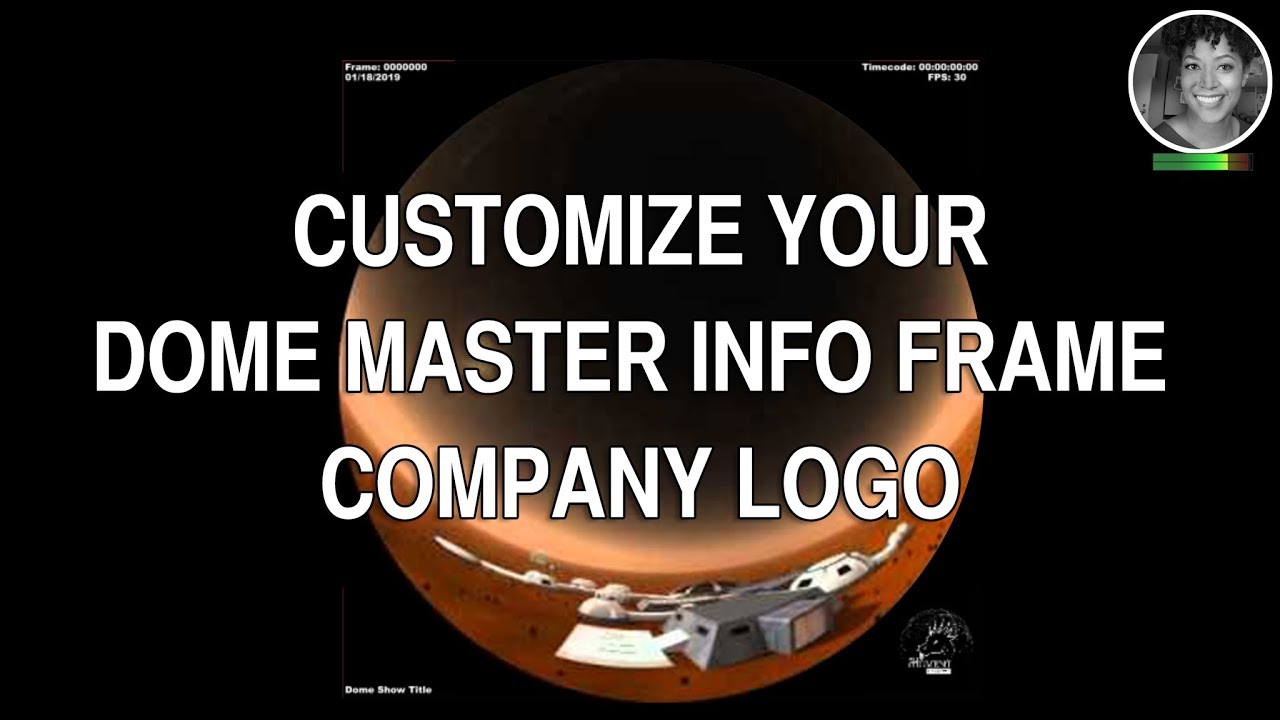 Figment Full Domemaster Info Frame Creator - Customize Company Logo ...