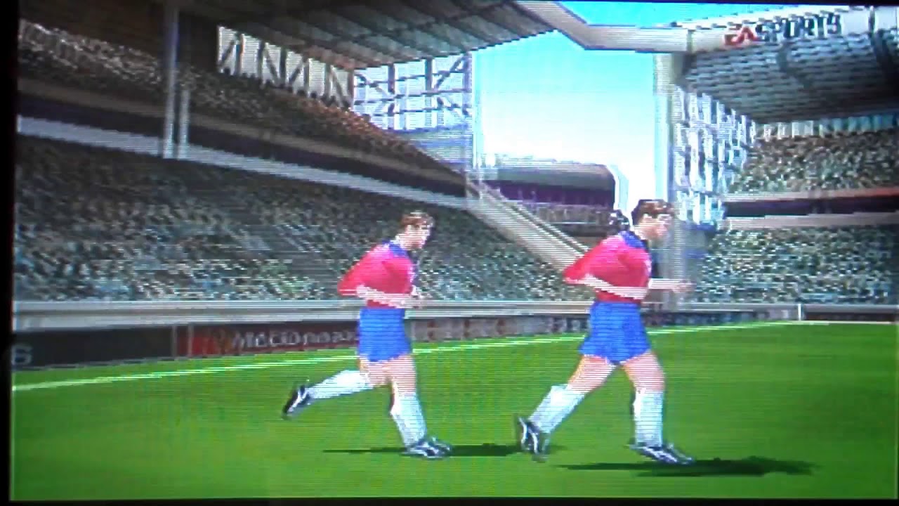 FIFA 2002 (PlayStation 1, 2001) Gameplay - YouTube