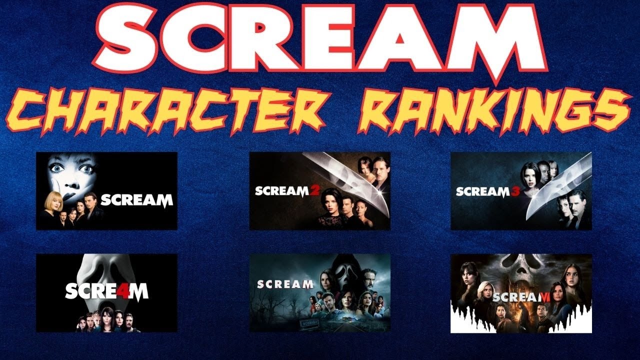 SCREAM FRANCHISE **CHARACTER RANKINGS** LIVE STREAM - YouTube