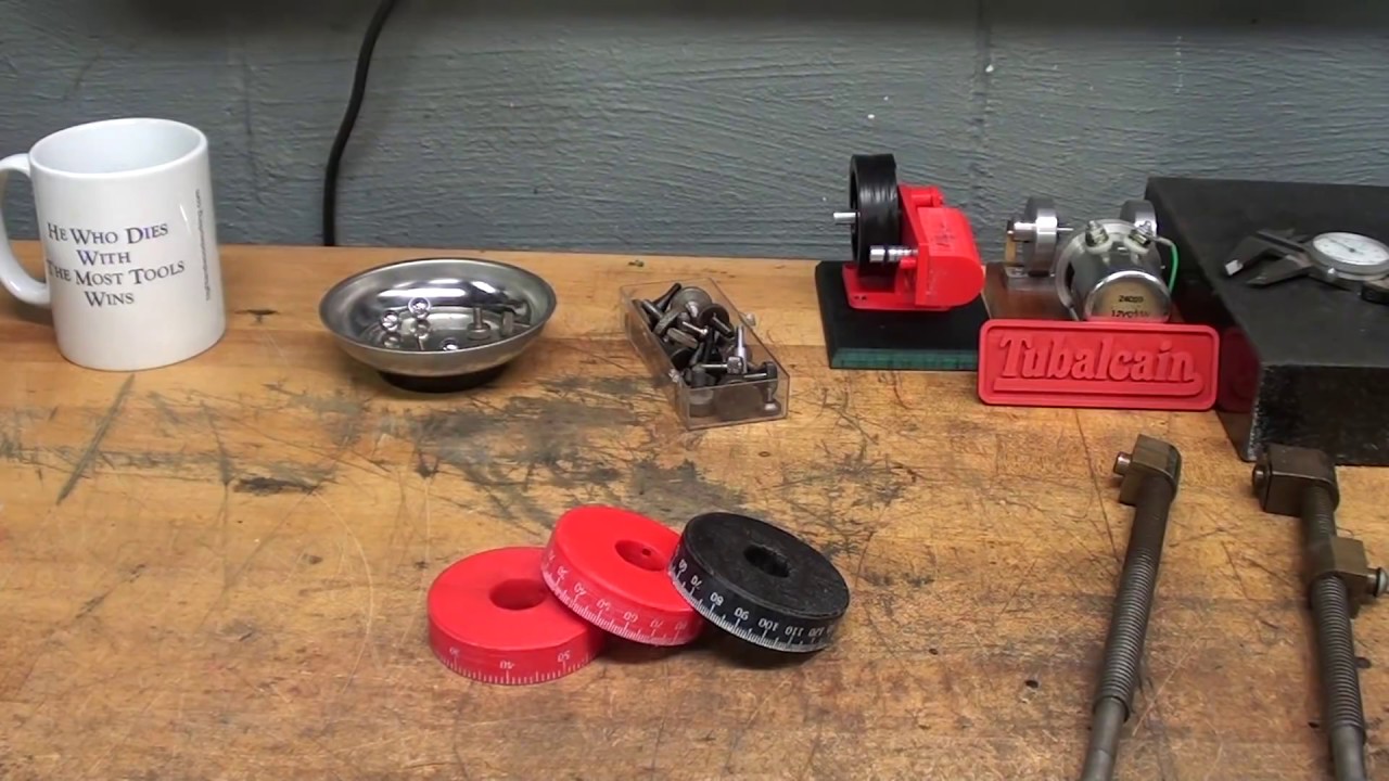 Extra Large Atlas Lathe Dials pt 1 TIPS #431 tubalcain - YouTube