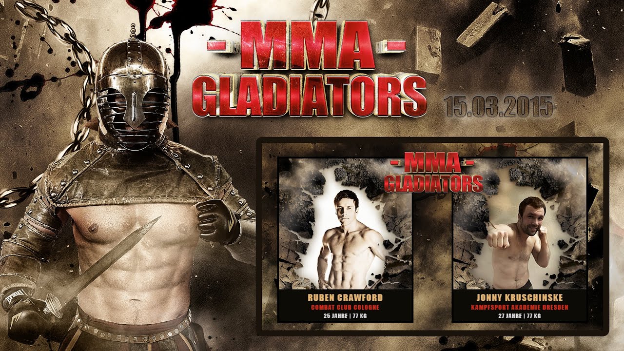 MMA Gladiators Ruben Crawford VS. Jonny Kruschinske - YouTube