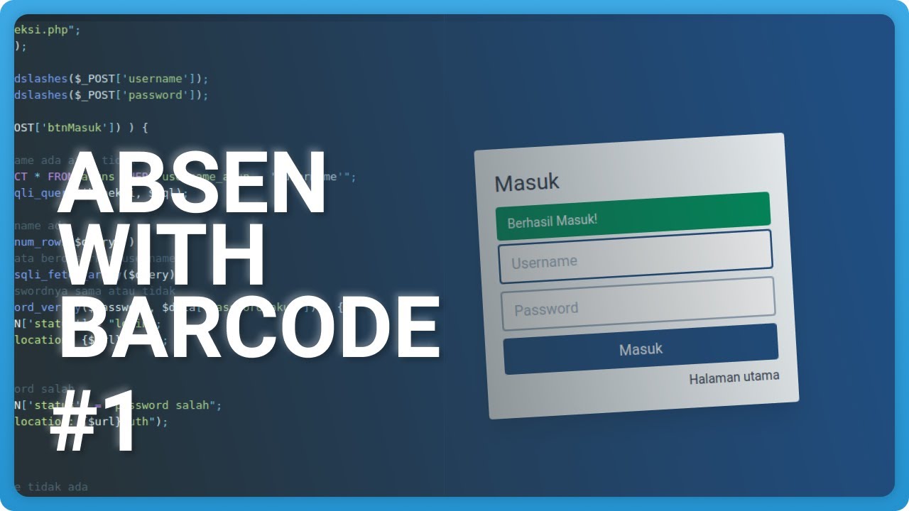 Absen with Barcode | Ukom #1 - YouTube