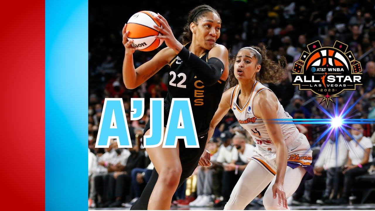 WNBA MVP (2022) Aja Wilson | Las Vegas Aces | 2023 WNBA Defensive ...