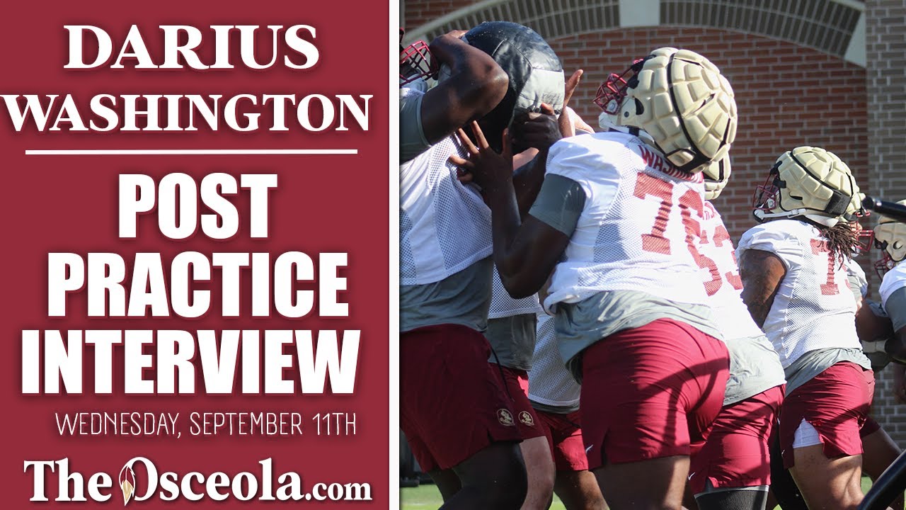 FSU Football | OL Darius Washington talks bye week, Memphis, how the ...