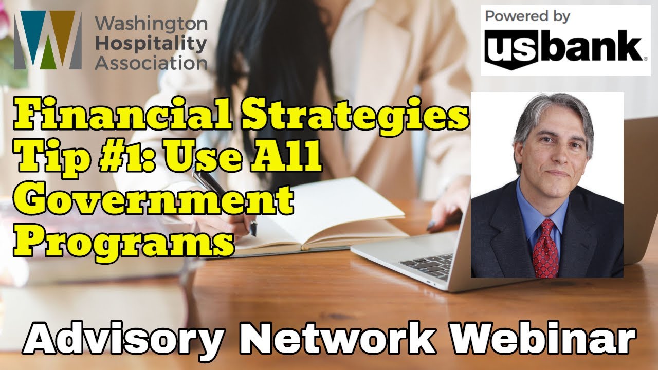 Top financial strategies: Tip #1: Use All Government Programs - YouTube
