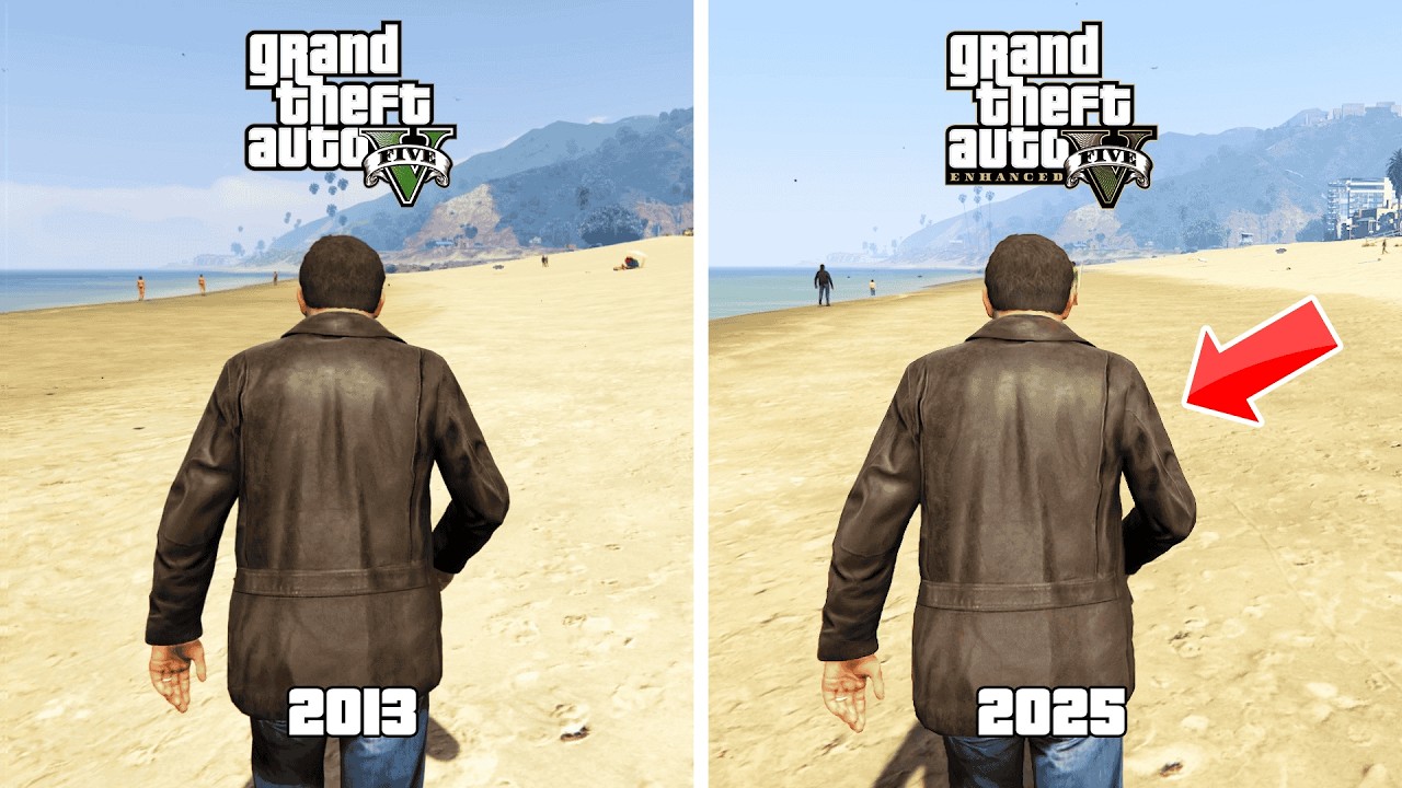 GTA 5: LEGACY VS ENHANCED - YouTube