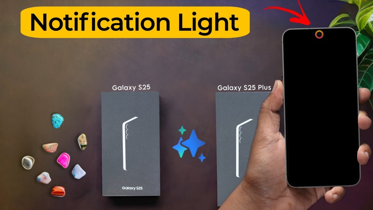 Samsung Galaxy S25 / S25 Plus: Notification Light | How to Turn On ...