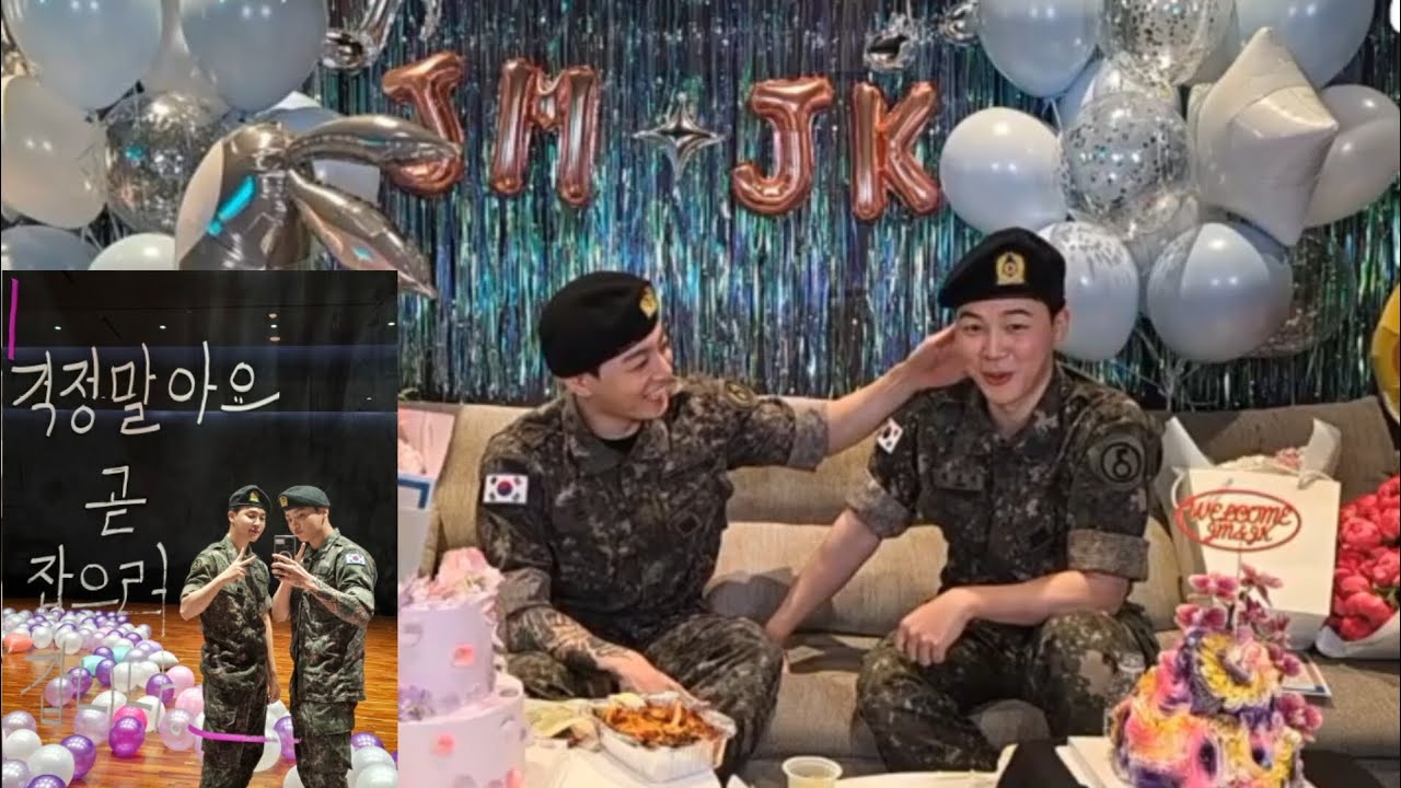 [SUB INDO] JIMIN & JUNGKOOK MILITARY DISCHARGE WEVERSE LIVE (20250611)🐥 ...