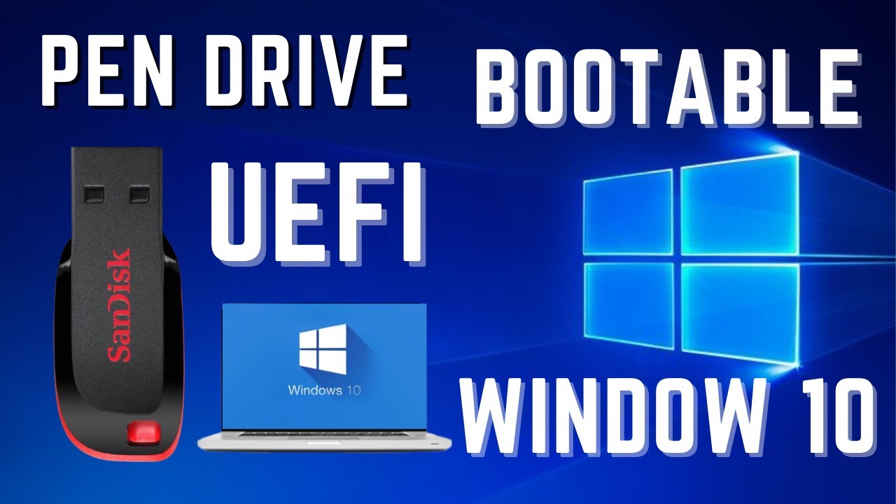 how to make a UEFI bootable USB - Easy Rufus Method - YouTube