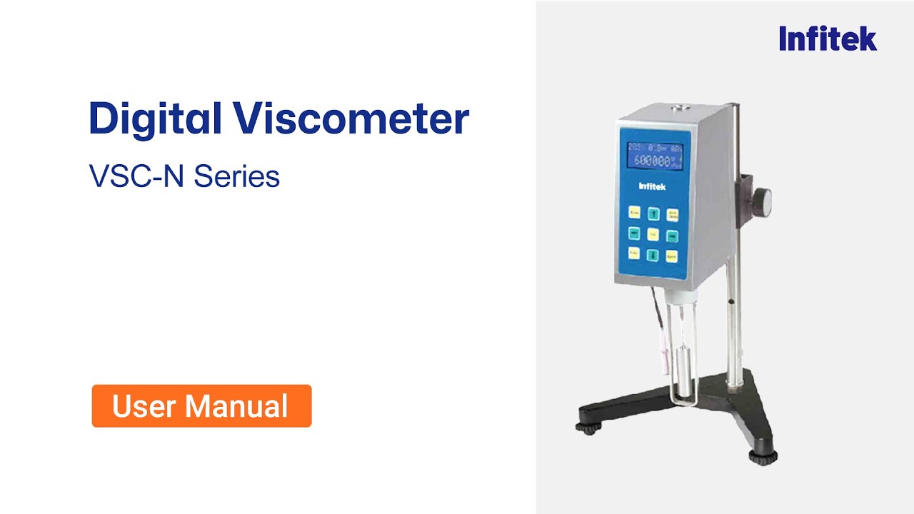 Operation Video | Viscometer VSC N Series, VSC S Series, VSC E Series ...