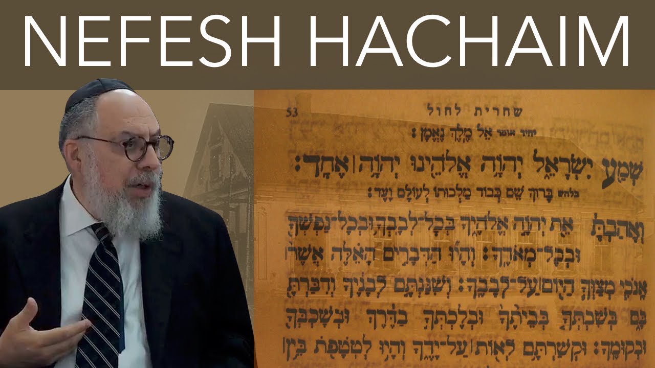 Shema Yisrael | Shaar 3, Ch. 11 (part 2) | Rabbi Yaacov Haber | Nefesh ...