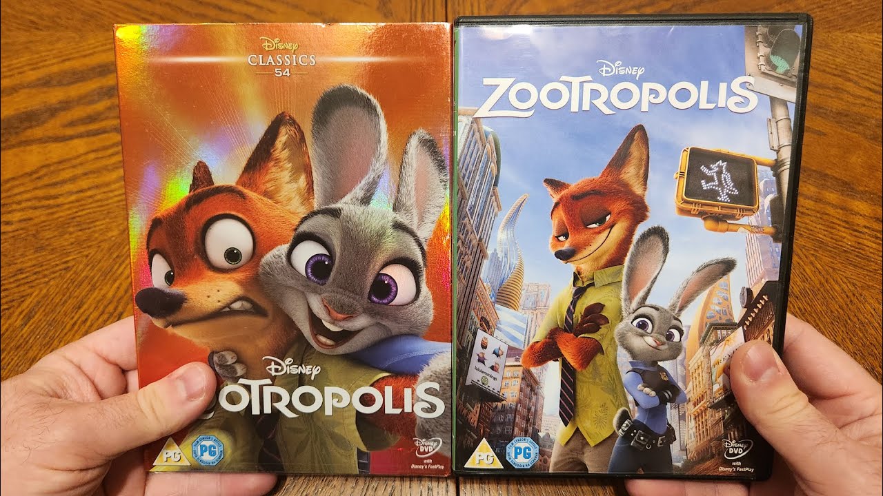 Zootopia Home Video #15 - U.K. Zootropolis DVD - YouTube