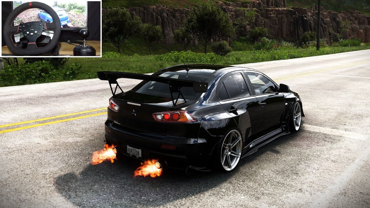 Mitsubishi Lancer Evolution X - Forza Horizon 5 - Steering Wheel ...