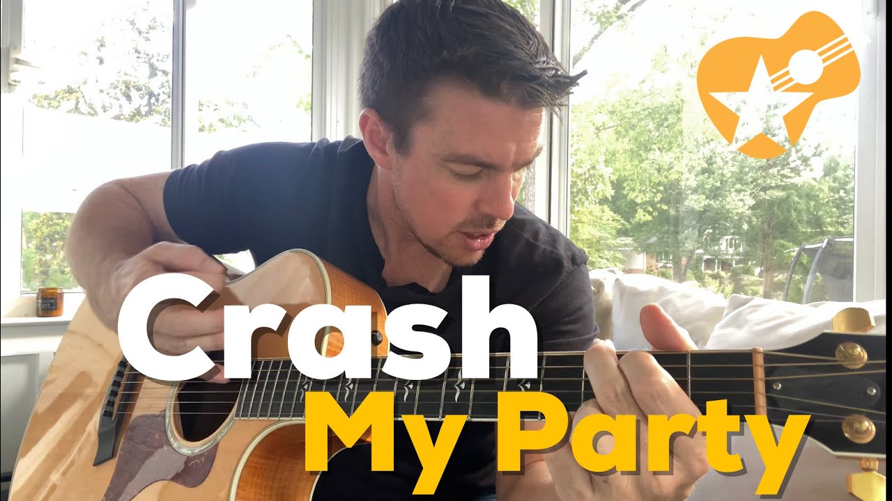 Crash My Party | Luke Bryan | 4 Chord Songbook Lesson Tricks - YouTube
