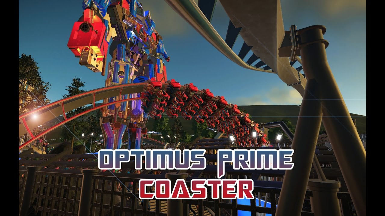 TRANSFORMERS - OPTIMUS PRIME COASTER (Planet Coaster OnRide POV) - YouTube