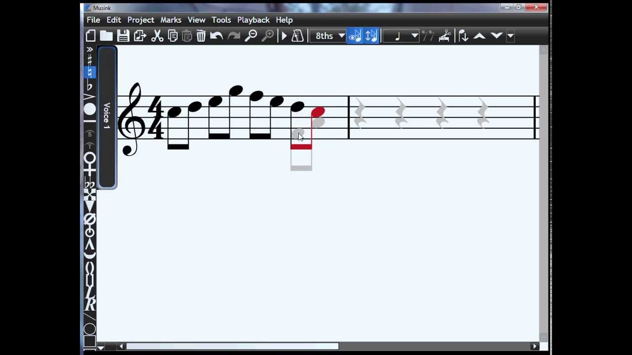 Musink Guide Note Tutorial; Free notation software - YouTube