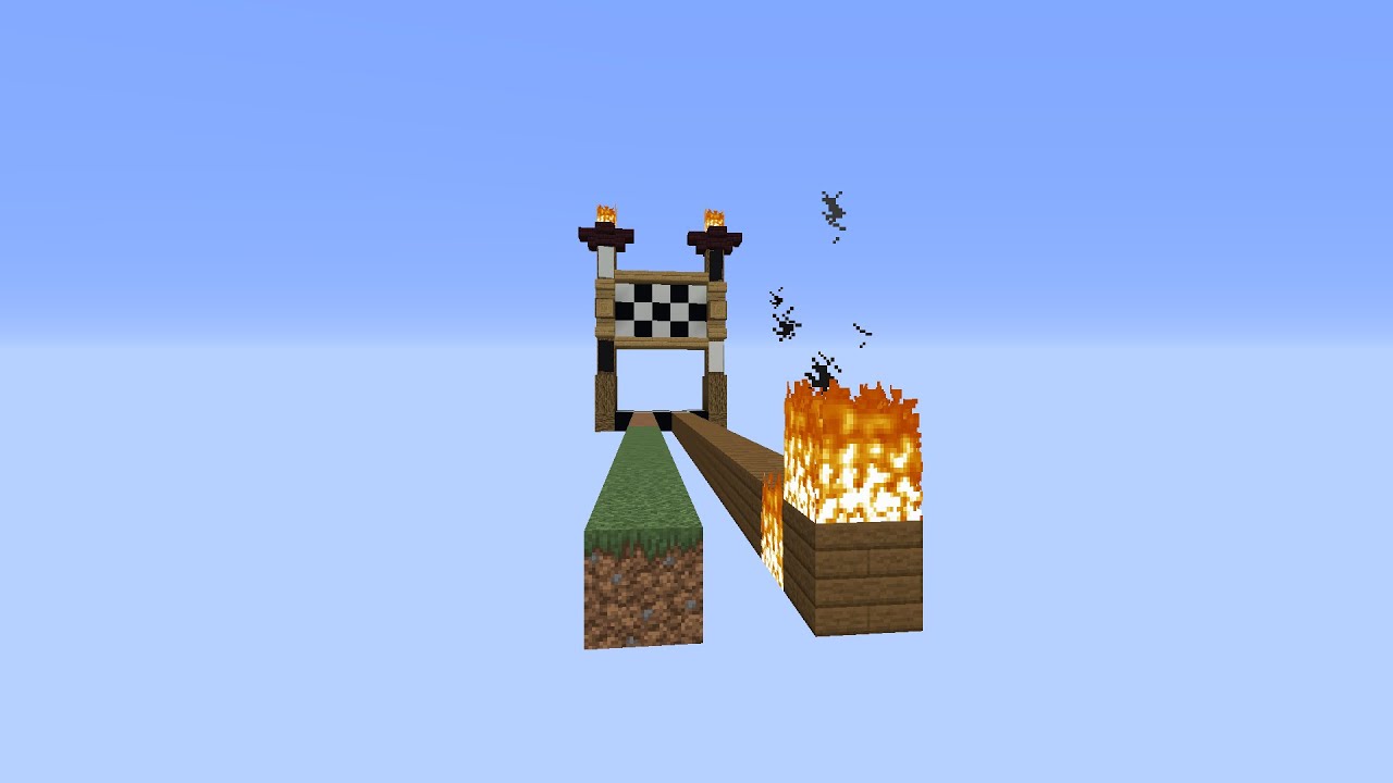 fire vs grass in minecraft!!! - YouTube