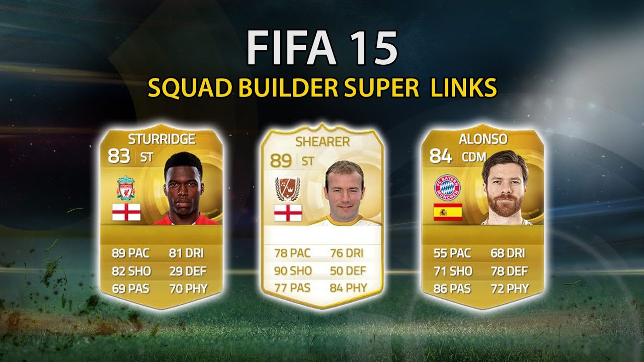 FIFA 15 - NEW STRONG LINKS COMBOS - SQUAD BUILDER TIPS - YouTube