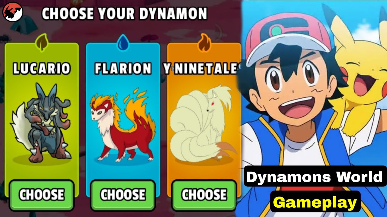 Dynamons World Gameplay With Dynamons | Two Side Pokemon. - YouTube