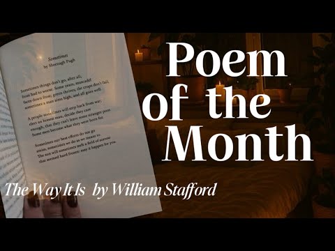 Poem of the Month November | Monthly Poetry Recommendations - YouTube