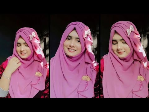 Easy Party Hijab tutorial ✨ It's Ariba Facebook page