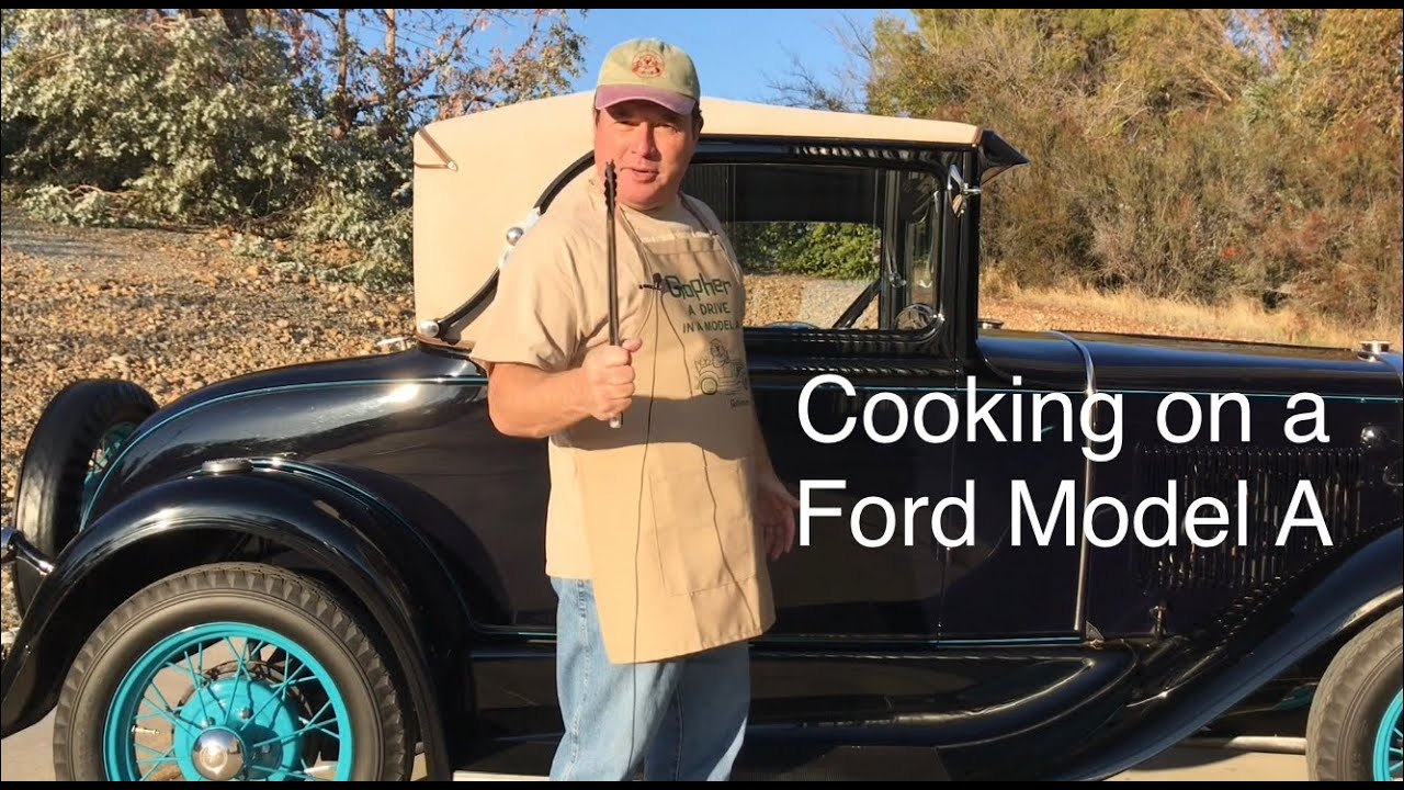 Cooking on a Ford Model A - Manifold Cooking! - YouTube