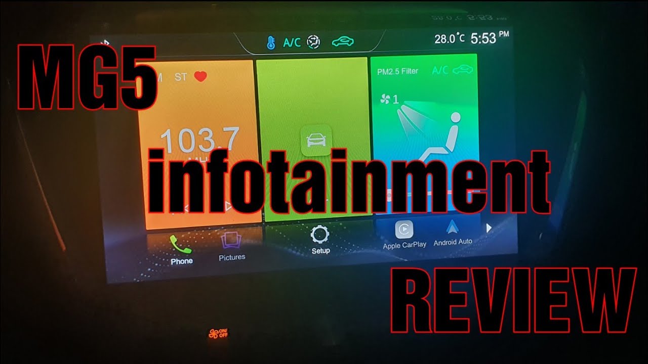 MG INFOTAINMENT REVIEW - YouTube