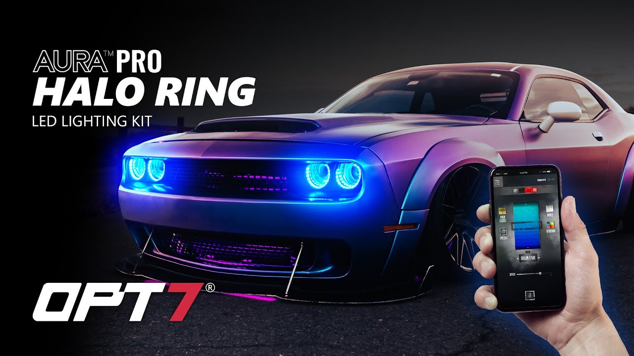Upgrade Your 2016-2023 Dodge Challenger with OPT7 AURA Pro Halo Ring ...