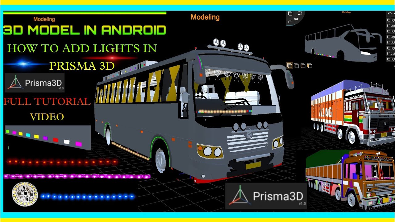 prisma 3d. how to add glowable lights in prisma 3d .a1 andro gaming ...