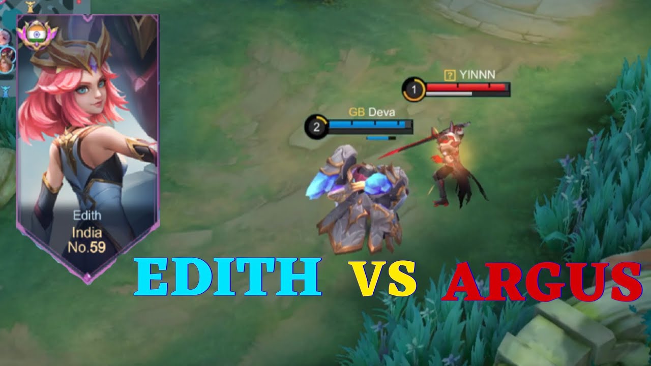 MOBILE LEGENDS EDITH NEW DEFENCE BUILD RANK UP MATCH - YouTube