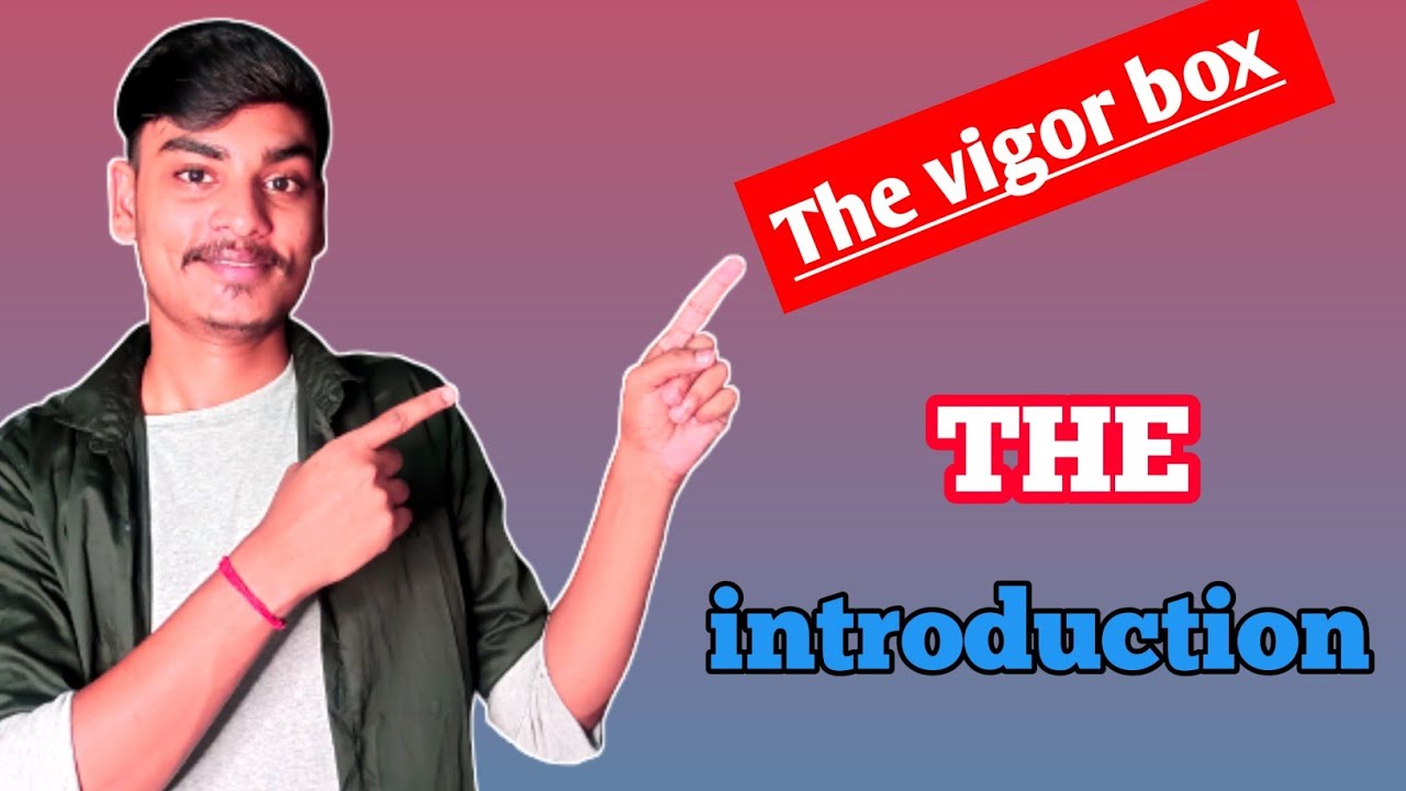 Namaste dosto !! The vigor box - The introduction @healthyhamesha - YouTube