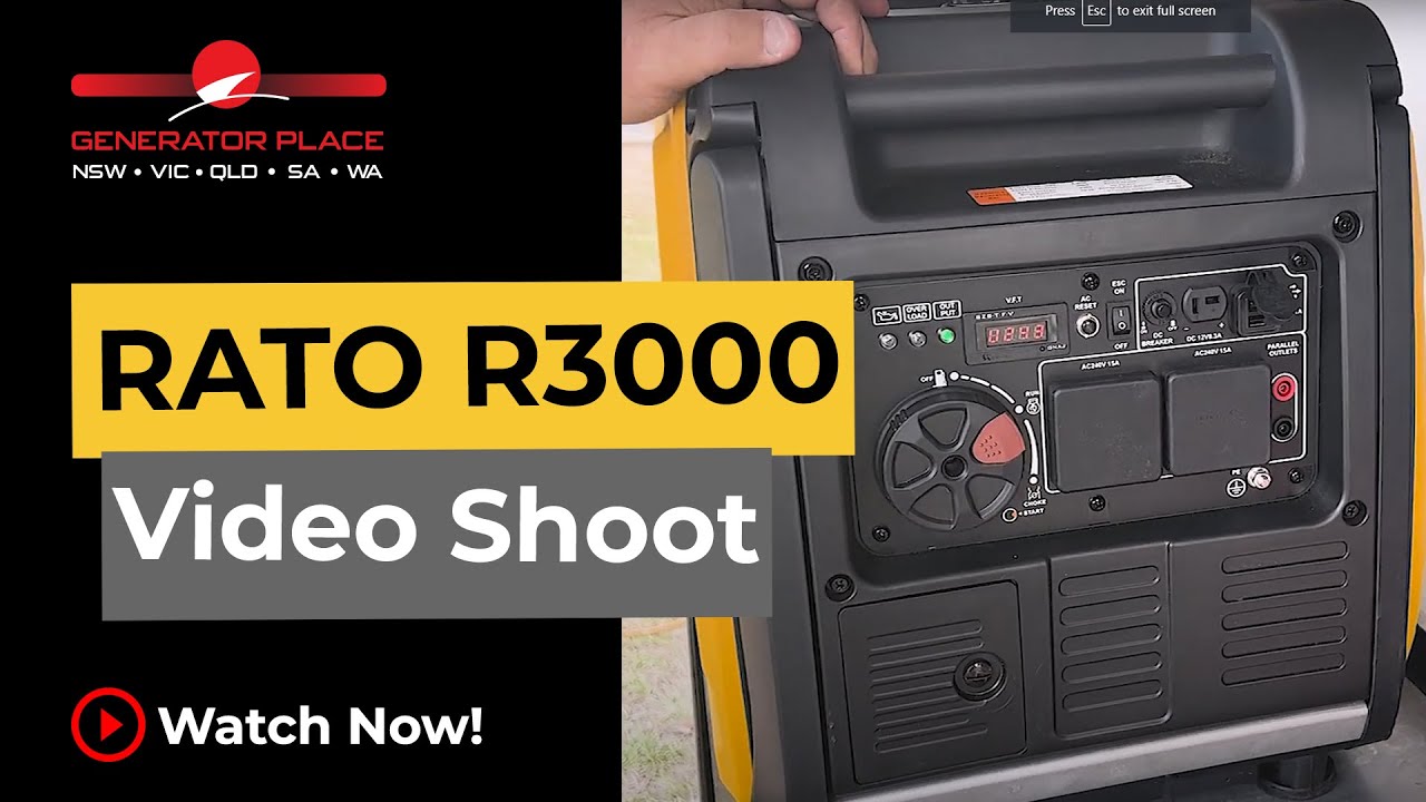 RATO R3000: The Ideal Home Backup Generator | Generator Place - YouTube