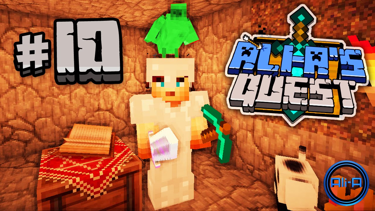 Minecraft - Ali-A's Quest #10 - "SECRET ROOM!" - YouTube