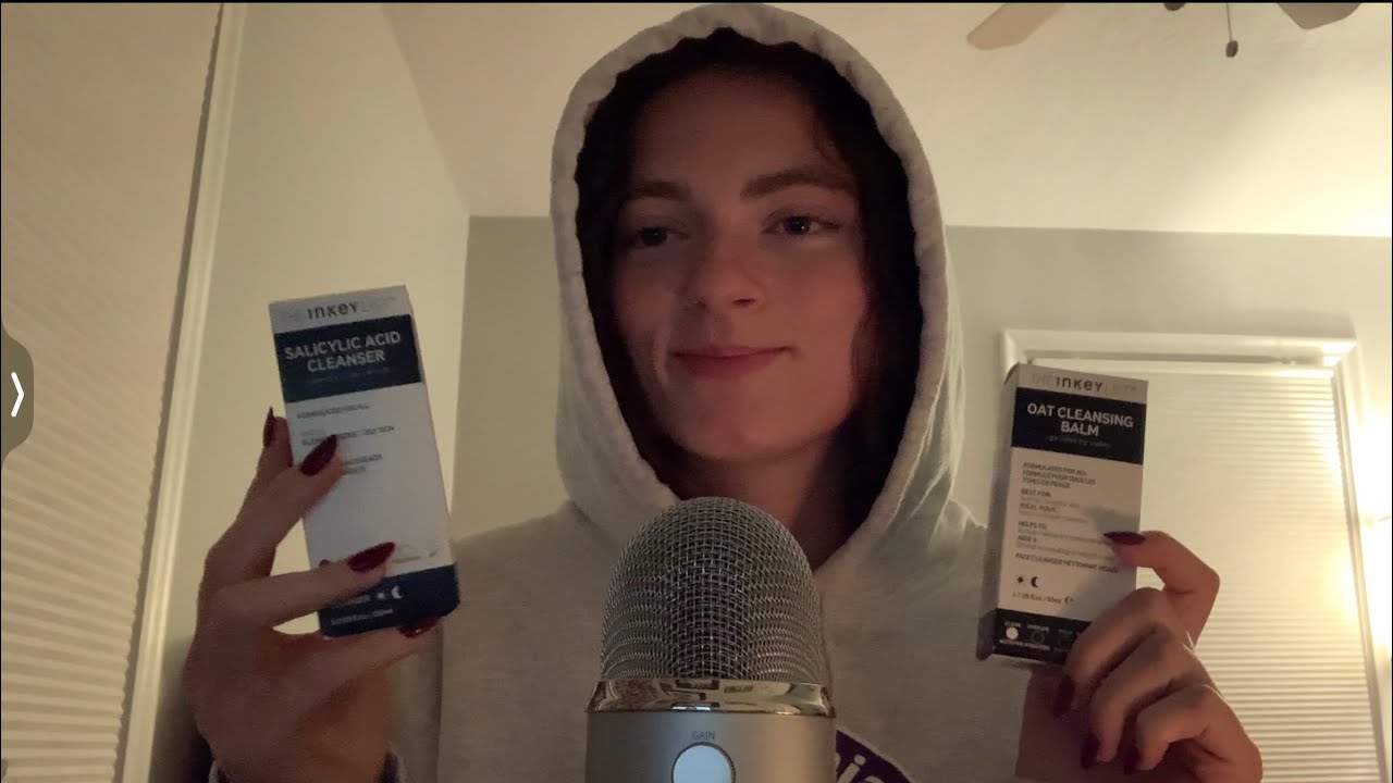 ASMR Unboxing Skincare (cardboard tapping, packaging sounds, whispers ...