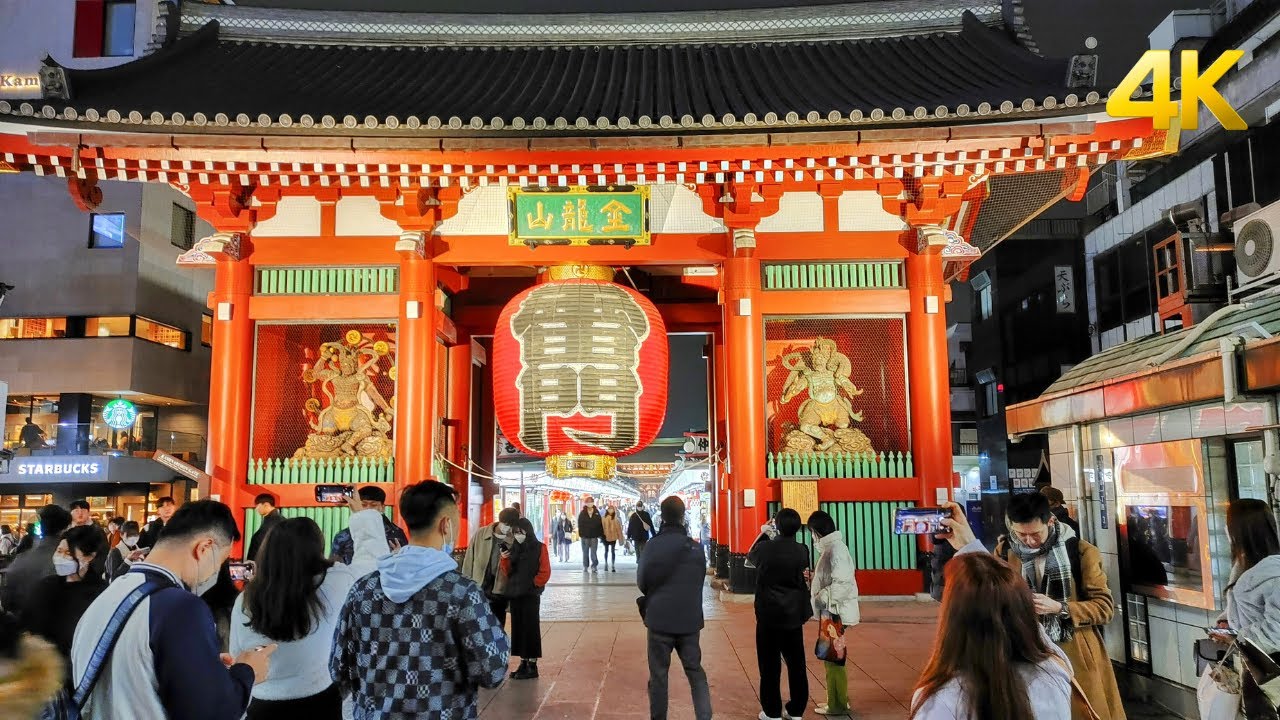 Witness the Beauty of Asakusa After Dark in Stunning 4K - YouTube