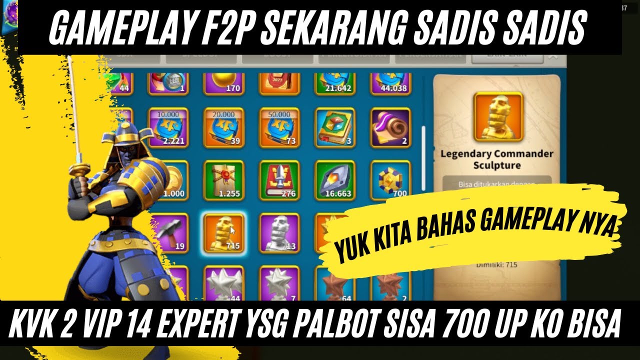 review akun f2p vip 14 di kvk 2 dan banyak tabungan lain nya ko bisa ...