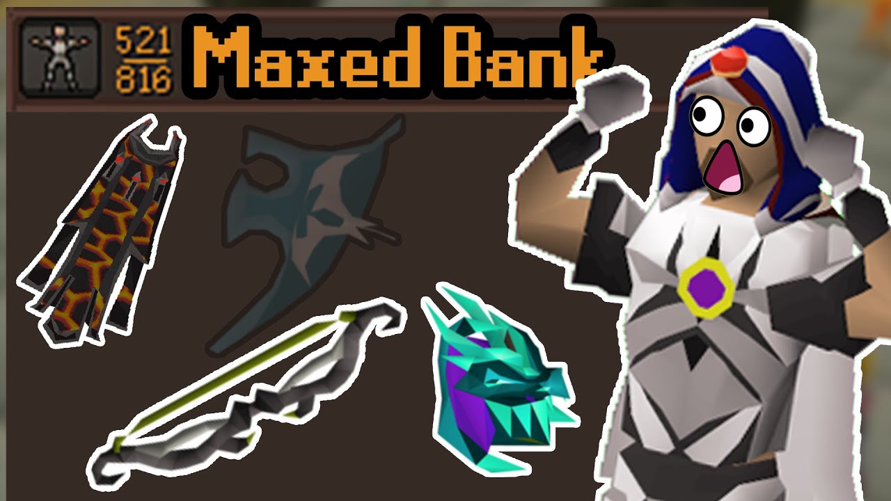 Inside The Bank Of A Maxed Main In Old School Runescape - YouTube