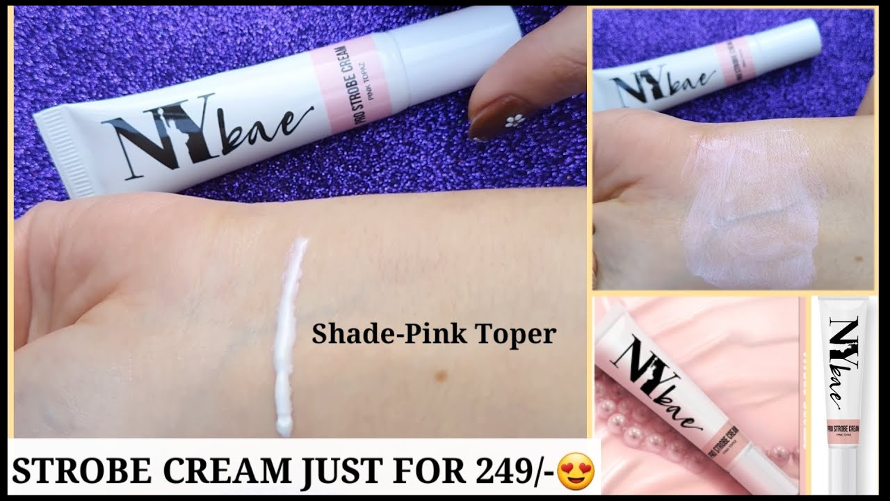 NY BAE STROBE CREAM REVIEW || PINK TOPAZ || I CAN'T BELIEVE THIS IS SO ...