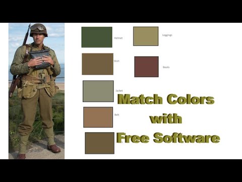 Match Color for your Model Kits using Free Software - YouTube