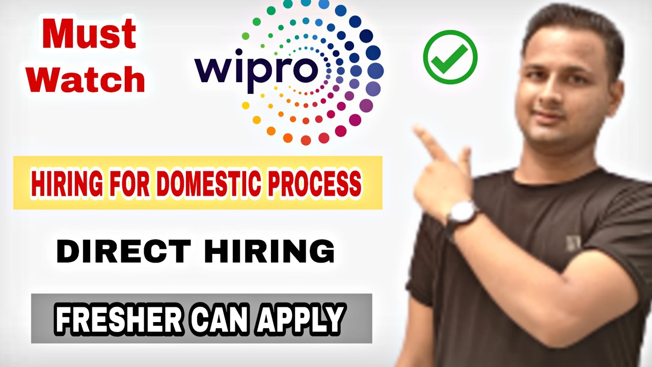 Wipro Hiring For Domestic VOice Process Condidate || Direct Walk In ...