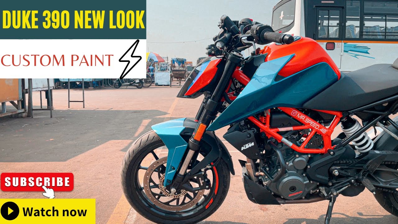 Modified Duke 390 🔥|| Custom paint on duke 390 || only one in odisha ️ ...