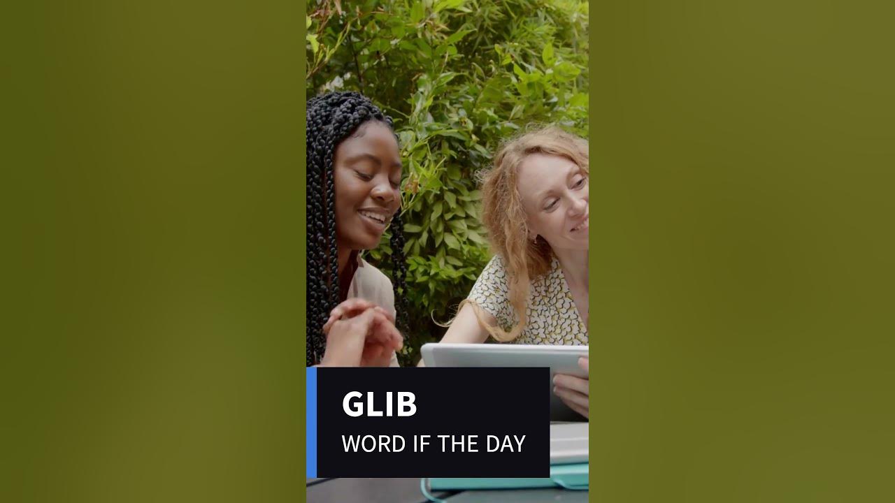 Glib | Glib Meaning | One Minute English #dailyuseenglishwords #shorts - YouTube