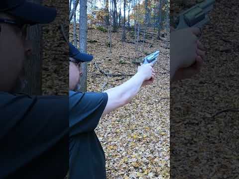 Handheld Shotgun Revolver 000 Buckshot from 12 Yards! - YouTube