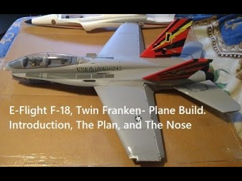 Project: E-Flite F-18 Twin, Franken plane Build, FPV, Foam Plane mods ...