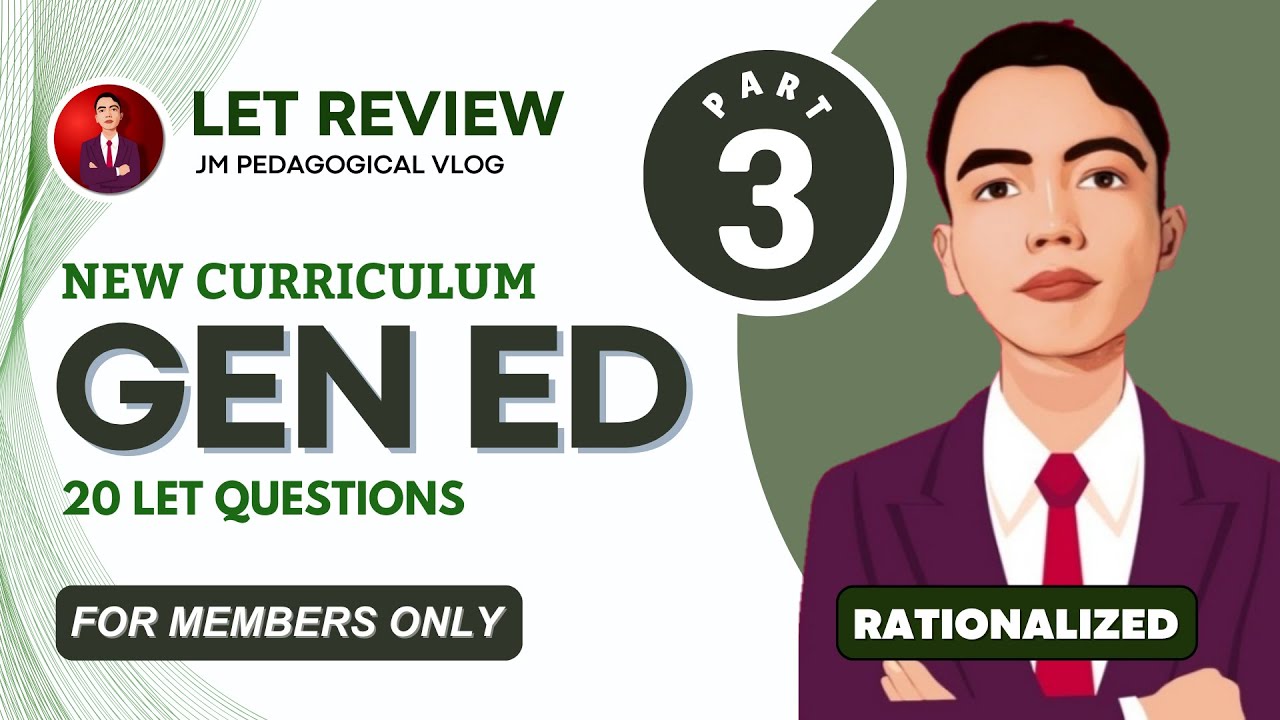 GEN ED Part 3: LET REVIEW - YouTube