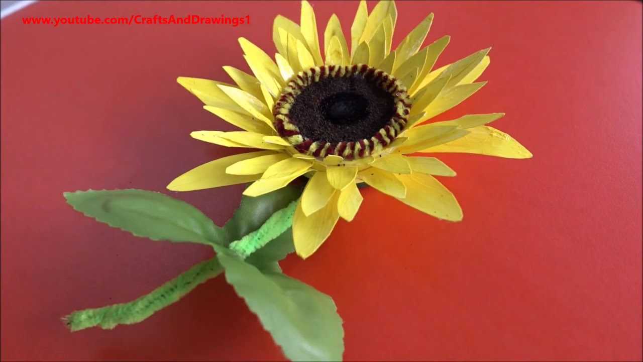 Beautiful Sunflower from Paper Cups ~ DIY ~ Flower Making Ideas ...