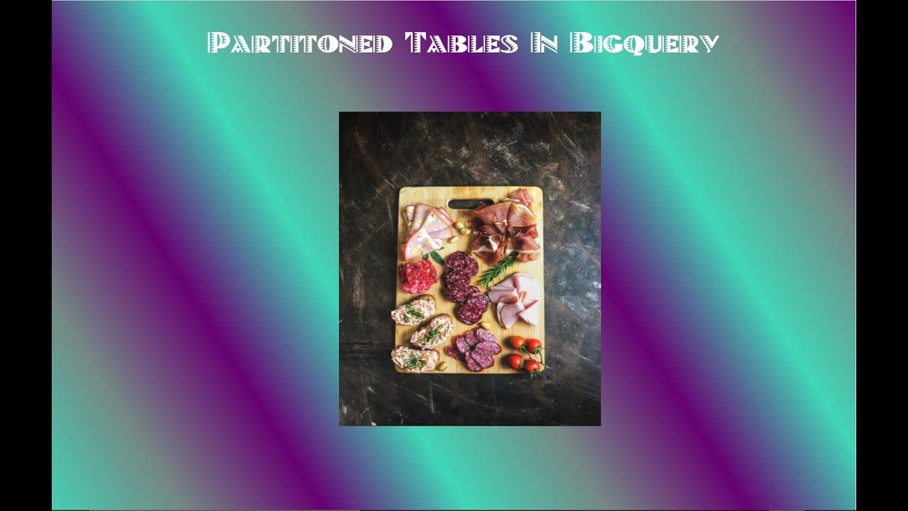 Partitioned tables in Bigquery (Python) - YouTube