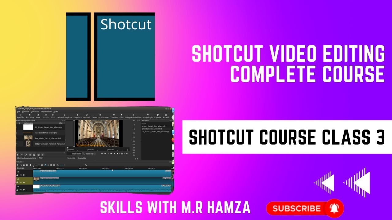 shotcut complete course class 3 how to make professional colour grading ...