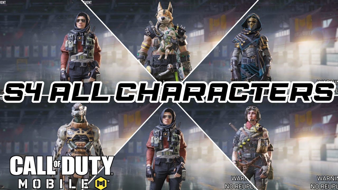 S4 All Characters | Codm S4 Leaks - YouTube