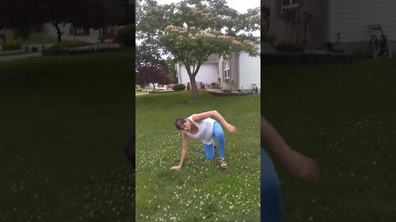 Grandma Tries To Do CartWheel (Gone Wrong)1 - YouTube